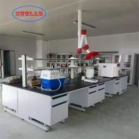 China Waterproof Durable Laboratory Island Bench , Anti Corrosion Modular Lab Furniture for sale