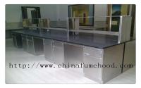 China General L3000mm Stainless Steel Casework Stainless Steel Lab Furniture Surface Passivation 1.2mm Bench Top for sale