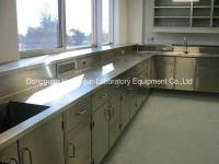 China Customized Stainless Steel Lab Furniture , 1.2mm Bench Top Science Lab Workstations for sale