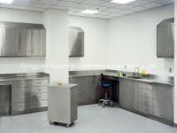 China Professional Stainless Steel Lab Furniture , Metal Lab Casework Sidebench for sale