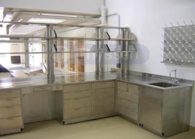 China Full Stainless Steel Lab Furniture , Custom Made School Science Lab Cabinets for sale