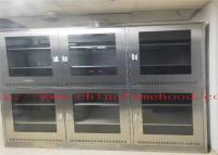 China Customized Made Size Stainless Steel Laboratory Furniture University  Hospital Science Work bench With Reagent Shelf for sale