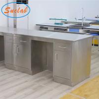 China Practical Rustproof Metal Laboratory Casework , Anti Corrosion Metal Lab Cabinets for sale
