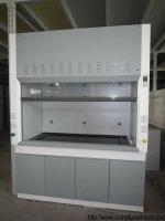 China Full Steel Laboratory Fume Cupboards PP / PVC Duct With 30W / 40W Lighting for sale