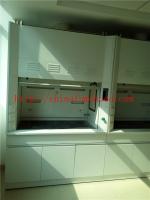 China Alkali And High Temperature  Resist All Steel Fume Hood With Third Level Air Exhaust / Tempered Glass Window for sale