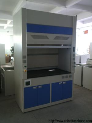 China Metal Steel Fume Chamber Laboratory Cold Rolled Material Cabinet With Adjustable Feet for sale