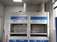 China 1500mm Width Steel Fume Hood , Phenolic Resin Benchtop Laboratory Exhaust Hood for sale