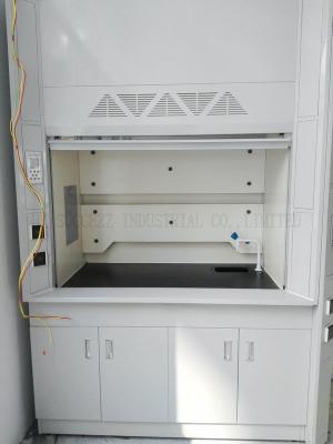 China Epoxy Coated Steel Laboratory Fume Hood Multipurpose White Color for sale