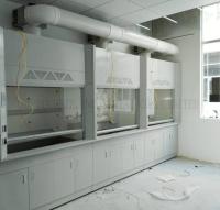 China Epoxy Coated Steel Laboratory Fume Hood Multipurpose White Color for sale