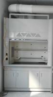 China Epoxy Coated Steel Laboratory Fume Hood Multipurpose White Color for sale