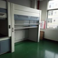 China Steel Lab Fume Hood with Expoxy Resin Worktop Resistance to Corrosion , Acid and Alkali for sale