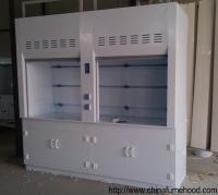 China CE Multiscene Chemical Fume Hood Chamber Acid Resistant Grey Color for sale