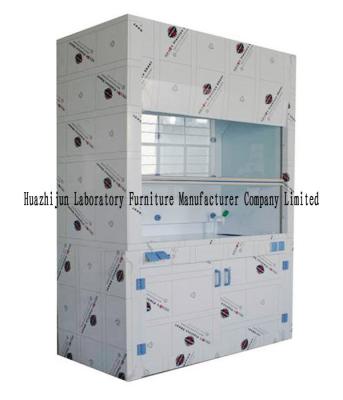 China Laboratory PP Fume Hood Cabinet , 2350mm Height Chemical Exhaust Hood for sale