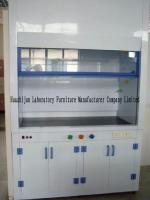 China Laboratory PP Fume Hood Cabinet , 2350mm Height Chemical Exhaust Hood for sale