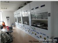China Lab Equipment PP Fume Hood Acid Resistant Full Cover Type Lamp Inside for sale