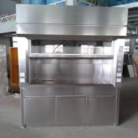 China Floor Mounted Ducted Fume Cupboard , Multifunctional Chemical Exhaust Hood for sale