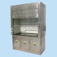 China Floor Mounted Ducted Fume Cupboard , Multifunctional Chemical Exhaust Hood for sale