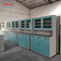 China Alkali Resistant Hospital Lab Furniture Wall Bench C Frame Waterproof for sale