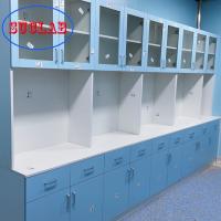 China Acid Proof Hospital Lab Furniture Wall Cabinet Waterproof Practical for sale