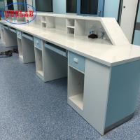 China Stone Plywood Medical Reception Counter , Multiscene Patient Reception Station for sale