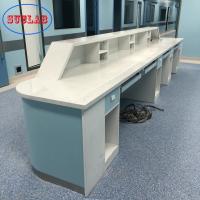 China Stone Plywood Medical Reception Counter , Multiscene Patient Reception Station for sale