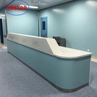 China ISO14001 Durable Hospital Lab Furniture , Stone Medical Nursing Station for sale