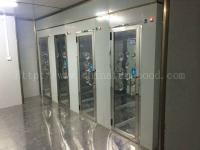 China High Speed Clean Air Shower Unit Single  / Double Door Intelligent Automatic Blowing for sale
