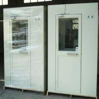 China Metal Clean Room Equipment , Single Person Cleanroom Air Shower PLC Control for sale