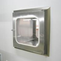 China Interlock Clean Room Equipment , Smooth Wear Stainless Steel Pass Box for sale