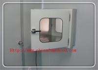 China White Antirust Cleanroom Cleaning Equipment Pass Through Box For Pharmaceutical for sale