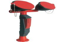 China Auto Closed Copper Lab Fittings Safety Eyewash With Single Mouth Double Mouth for sale