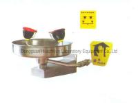 China Stainless Steel Laboratory Fittings Double Head Manual Emergency Eyewash for sale