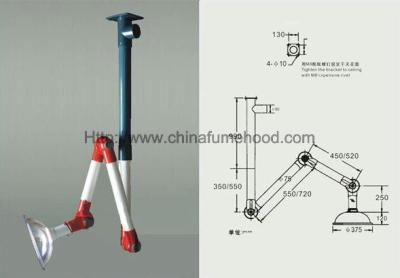 China Aluminum Alloy Tube Laboratory Fittings Exhaust Arms Adjustable Joint Knob for sale