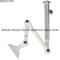 China Wall Mounted Laboratory Fittings Fume Extractor Exhaust Arms 304 SS Center Bolt for sale