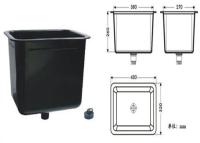 China High Density Polypropylene Laboratory Sinks 227*118*119mm For School / Hospital for sale