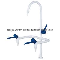 China Water Saver Laboratory Fittings , 90 Degrees Swing Gooseneck Lab Faucet for sale