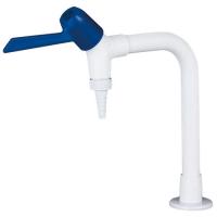 China Chemical Resistant Laboratory Fittings Water Faucet Solid Brass Material for sale