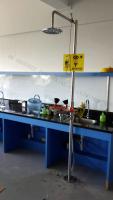 China Safety Laboratory Fittings , Stainless Steel Emergency Eyewash Shower for sale
