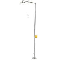 China Safety Laboratory Fittings , Stainless Steel Emergency Eyewash Shower for sale
