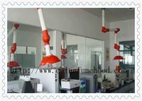 China Acid Resistant Lab Fittings Ceiling Mounted PP Fume Extractor for sale
