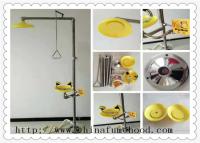 China Practical Eye Wash Station With Shower , Stainless Steel Safety Shower In Laboratory for sale