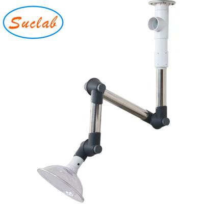China Polypropylene Lab Fittings Fume Extractor Alkali Resistant Flexible for sale
