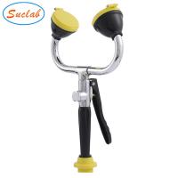 China Counter Mounted Lab Fittings Eyewash Brass Rubber Material Portable for sale