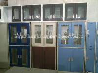 China 1.8m Height Small Steel Storage Cupboards 1.0mm Thickness Material With PVC Handles for sale