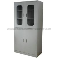 China Full Steel Laboratory Glassware Storage Cabinets Electrostatic Spraying Surface for sale