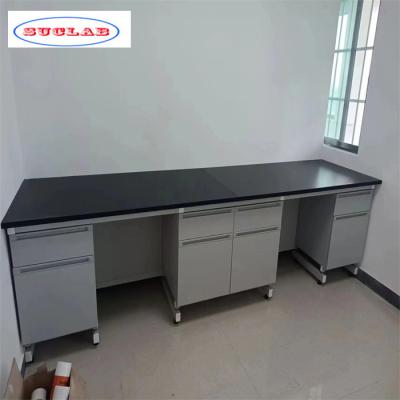 China Wood Chemistry Lab Furniture Lab Island Bench Customizable Solution for Laboratories for sale