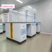 China Steel Lab Island Bench for Industrial Applications with 1-5 Years - Versatile Solution for sale