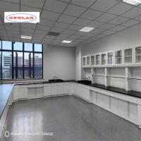 China Number of Rails As Drawing Chemistry Lab Bench in Blue Pp Design for sale