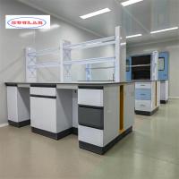 China Number of Rails As Drawing Chemistry Lab Bench in Blue Pp Design for sale