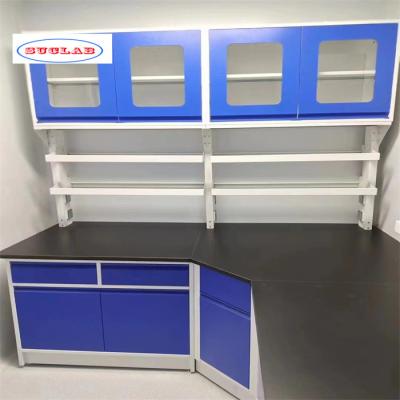 China Number of Shelves Hooks Cupboards for Chemistry Lab Bench As Drawing for sale